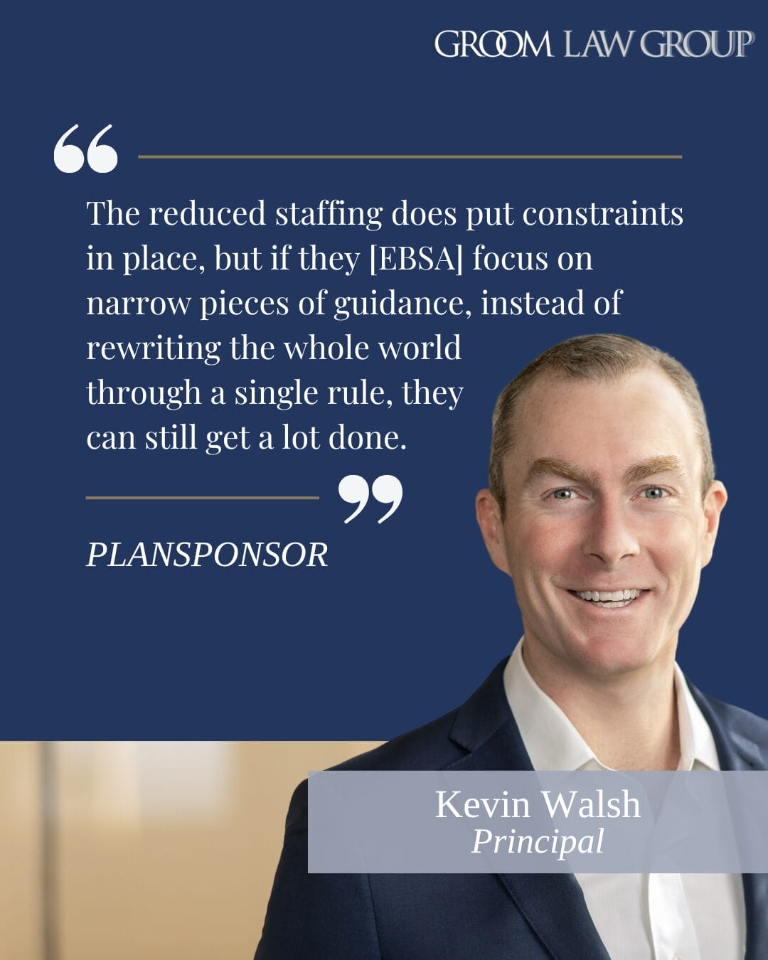 Walsh Weighs In on Aronowitz’s To-Do List for EBSA in PLANADVISOR ...