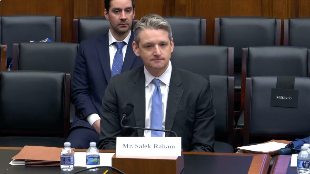 Groom Principal Andrew Salek-Raham Testified Before House Subcommittee ...